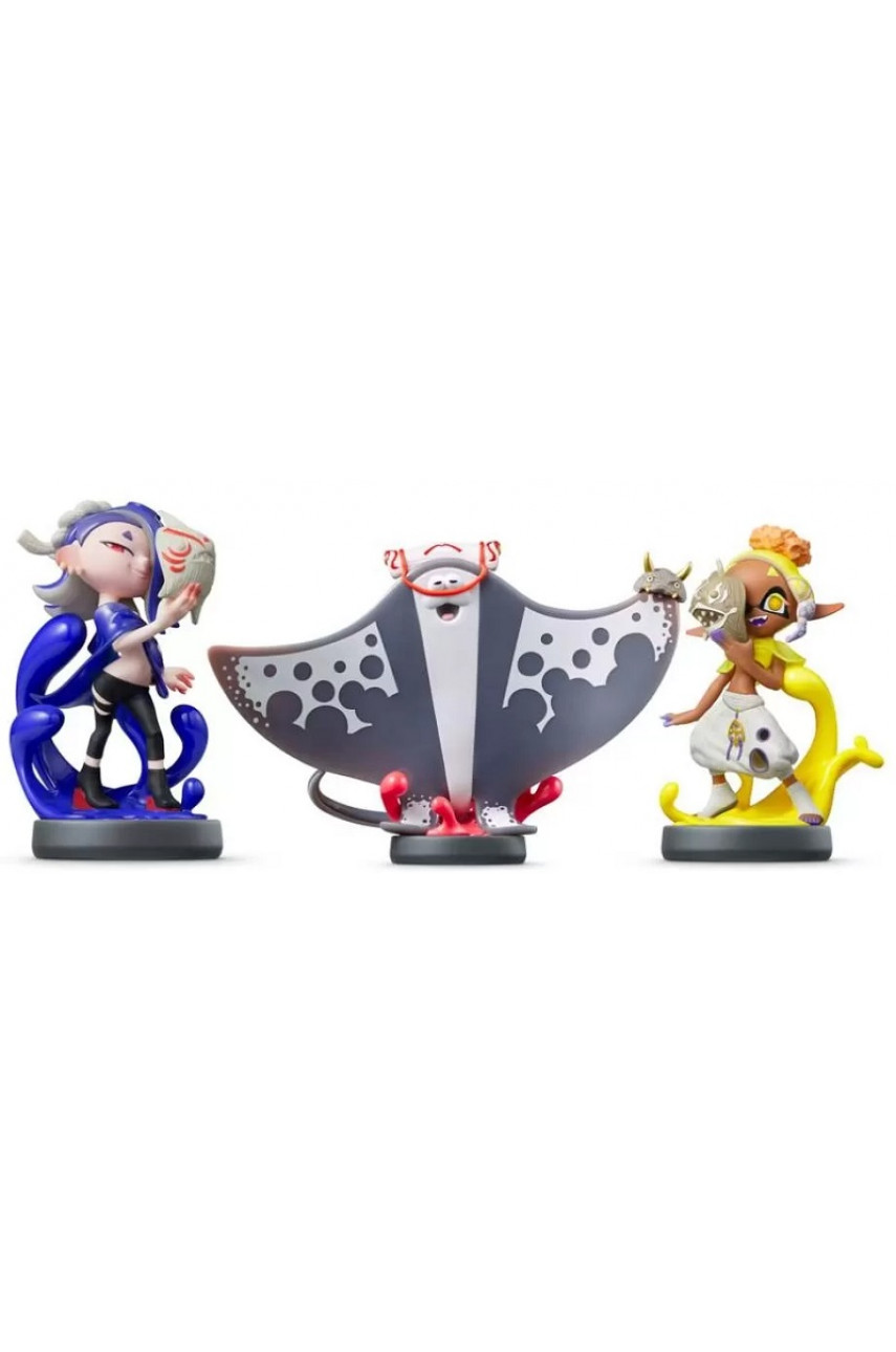 Набор Amiibo Шивер, Биг Мэн, Фрай / Deep Cut Set: Shiver, Big Man, Frye (Splatoon Collection ...